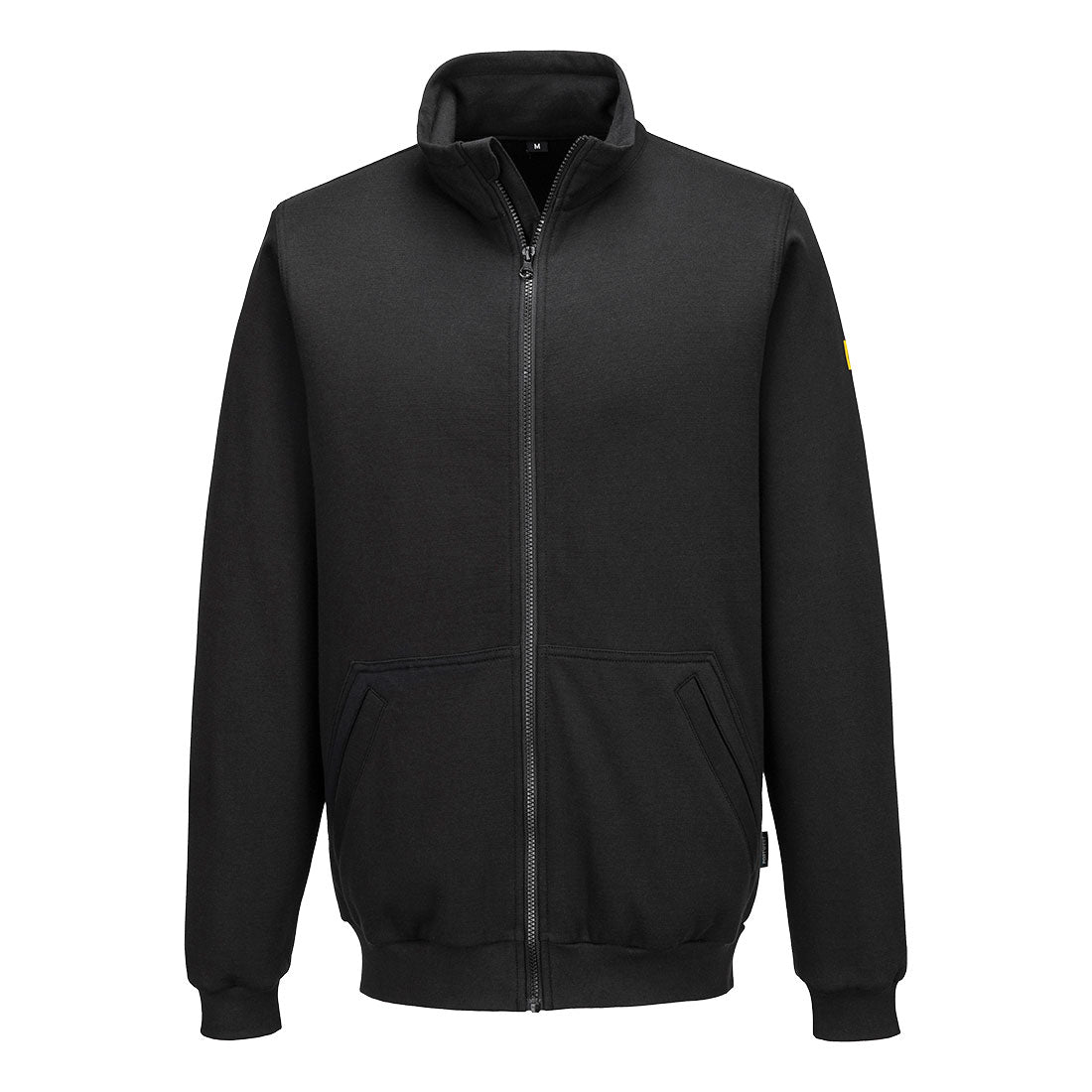Anti-Static ESD Zip Sweatshirt Black