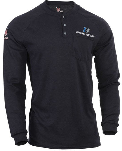 Knobelsdorff Logo - DRIFIRE Helix FR Long Sleeve Henley