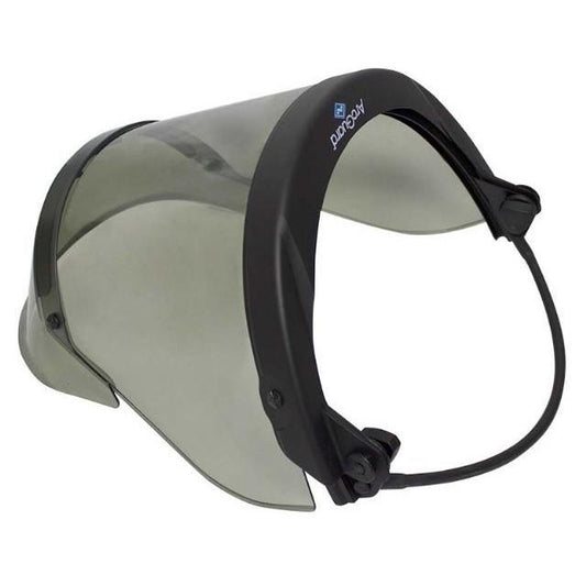 Face Shield Visors and Head Suspension or Helmet Mounts