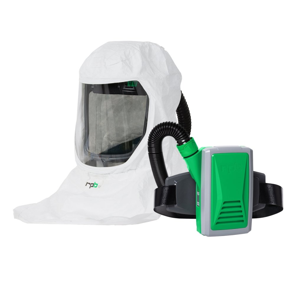 T-Link Respirator- PAPR/Supplied Air, Hood w Helmet/Bump Cap