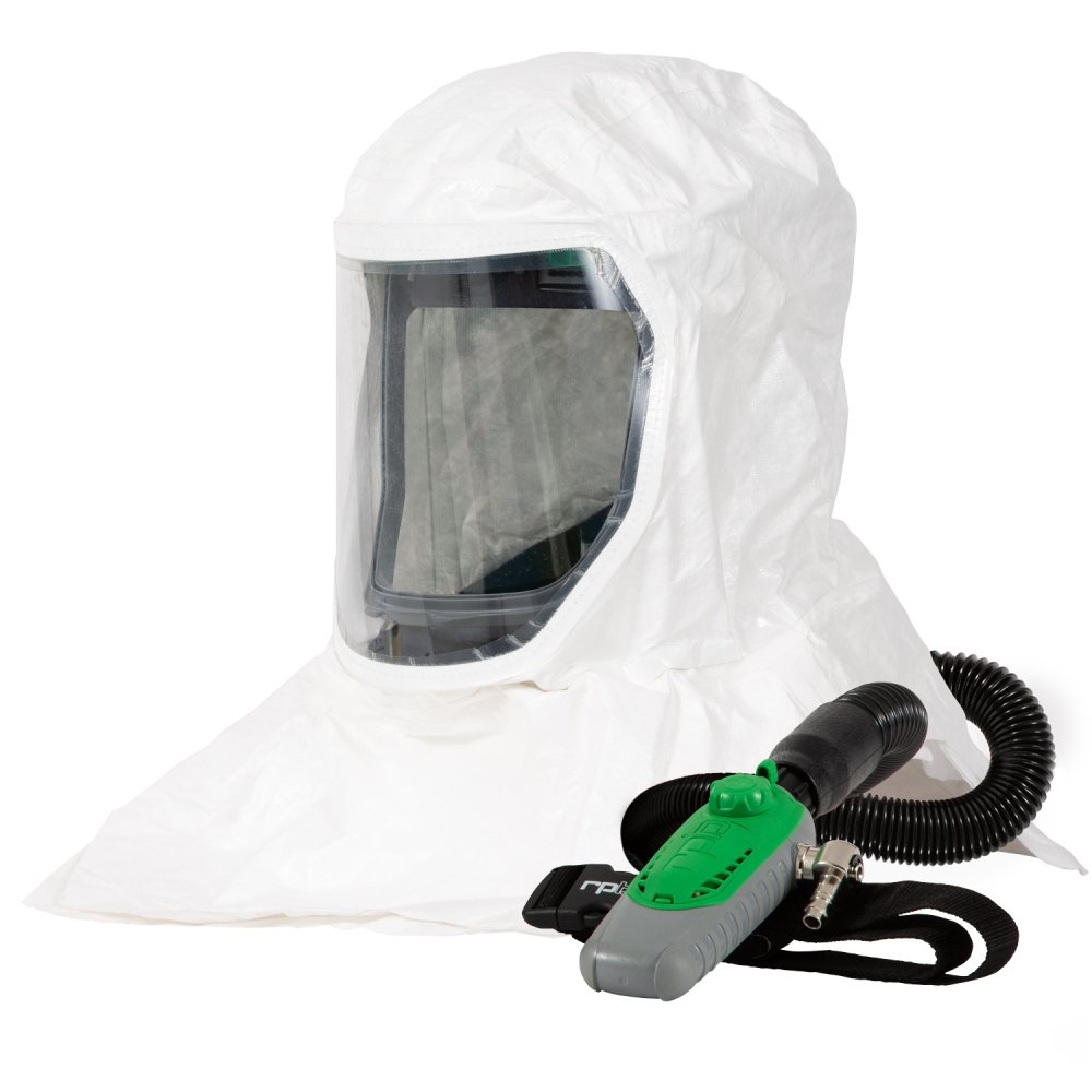 T-Link Respirator- PAPR/Supplied Air, Hood w Helmet/Bump Cap