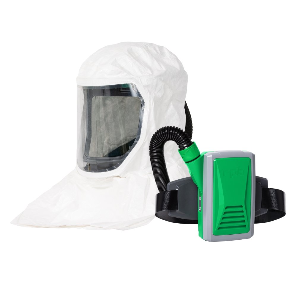 T-Link Respirator- PAPR/Supplied Air, Hood w Helmet/Bump Cap